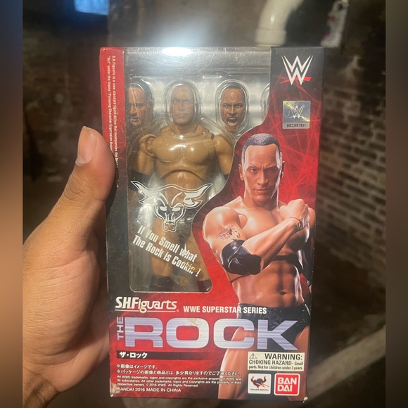 WWE | Accessories | The Rock Bandai Sh Figuarts | Poshmark